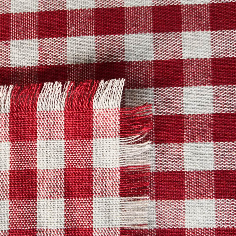 Tischdecke Rot kariert (aus Stoff) | Mit Liebe dekoriert