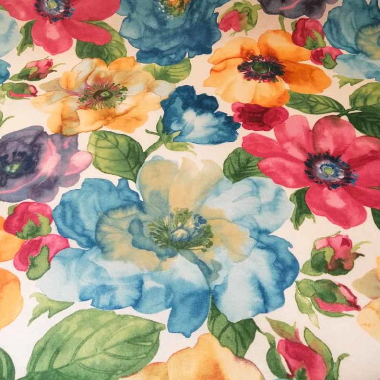 Meterware Florale Muster: Stoff online | Mit Liebe dekoriert